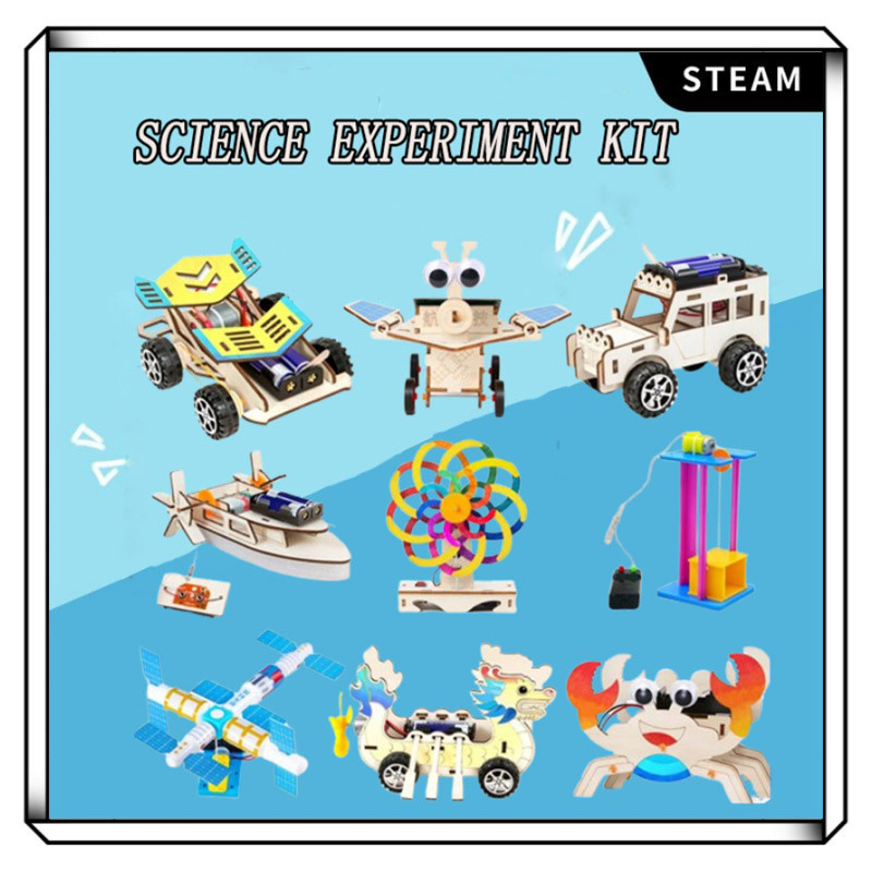 DIY Electric Scientific Experiment Model Kit Kids STEM Project Toy ...