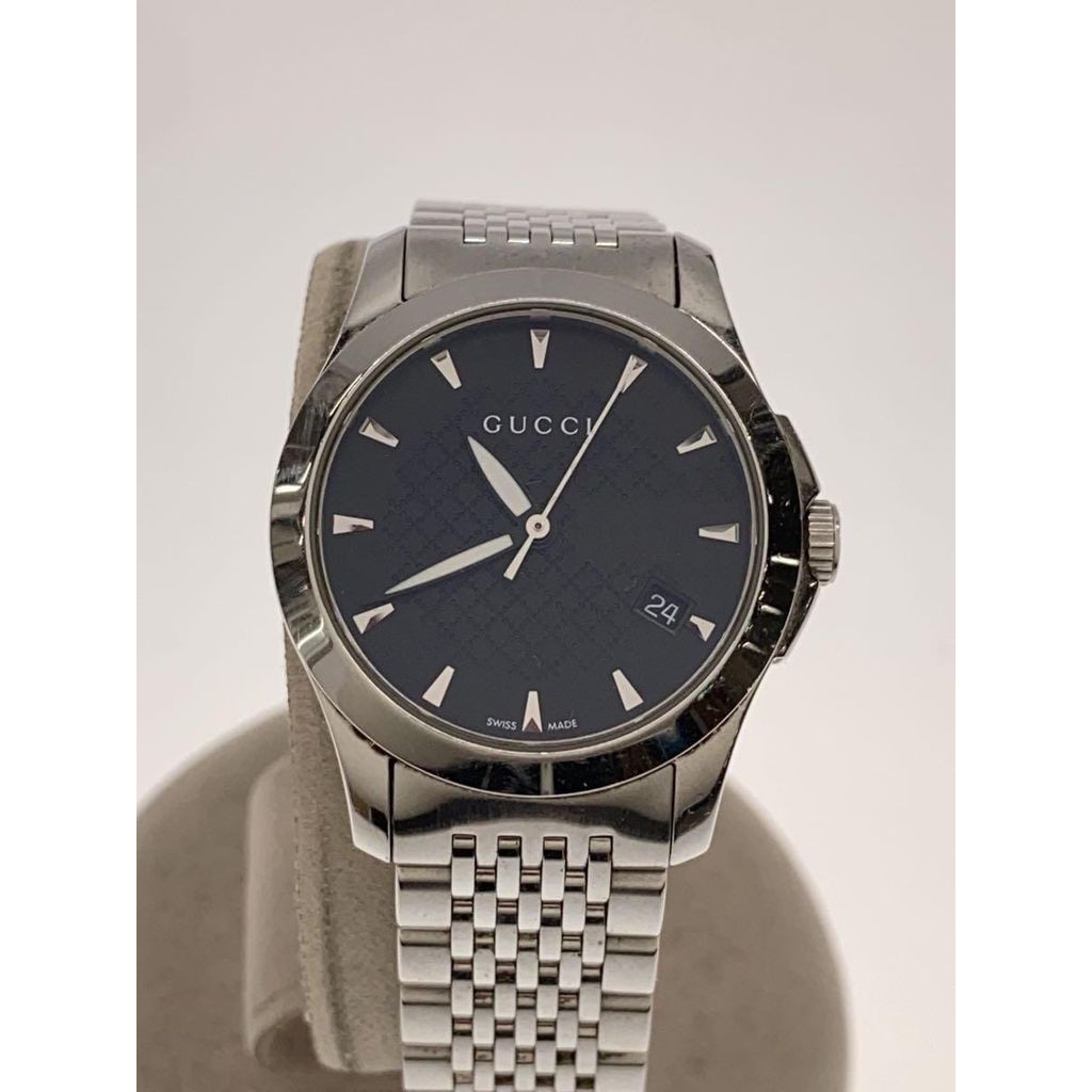 GUCCI Women's Watch G Timeless Quartz Analog Stainless Steel Silver ...
