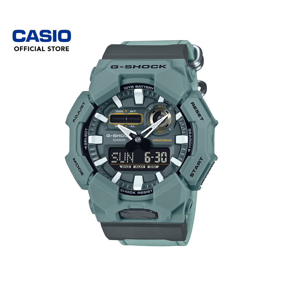 Casio G-Shock GA-010CE-2A Turquoise Blue Cloth Band (CORDURA®re/cor ...