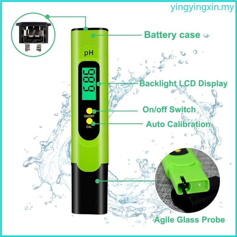 YIN Portable Pen Type PH Meter 0 01 Water Quality Tester Acidometer for ...