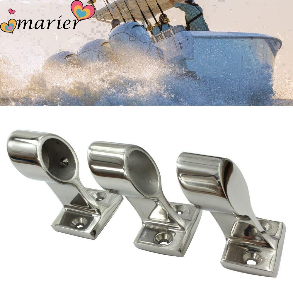 MARIER Boat Hand Rail Yacht Stainless Steel Railing base Bracket Tube ...