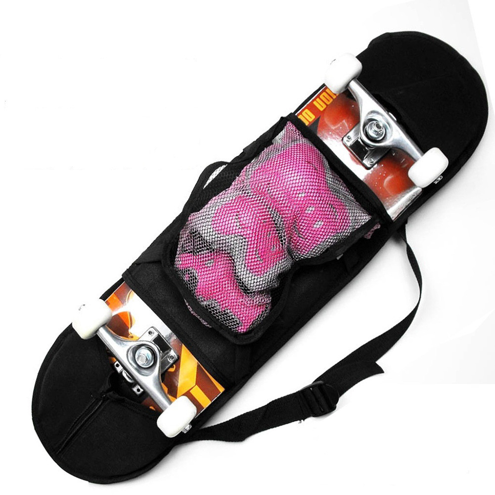 Skateboard Carry Bag Adjustable Strap Longboard Backpack Skateboard ...