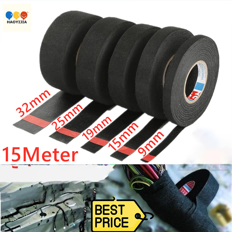 Heavy Duty Adhesive Cloth Automotive Wiring Harness Wire Tape Heat ...