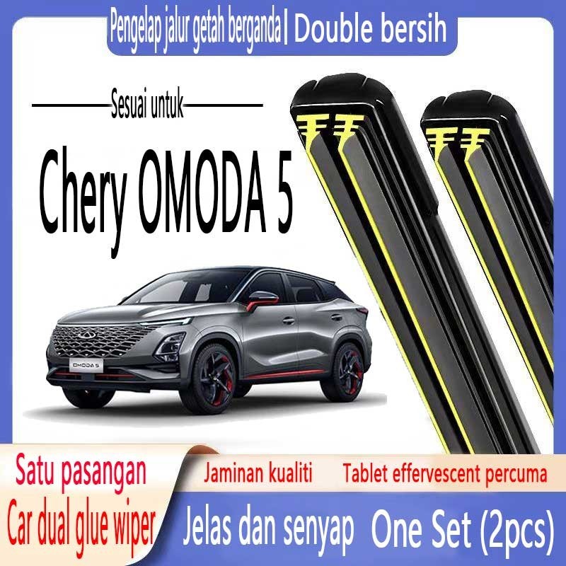 Chery OMODA 5 Dedicated Wiper Chery OMODA 5 Double Rubber Strip Wiper ...
