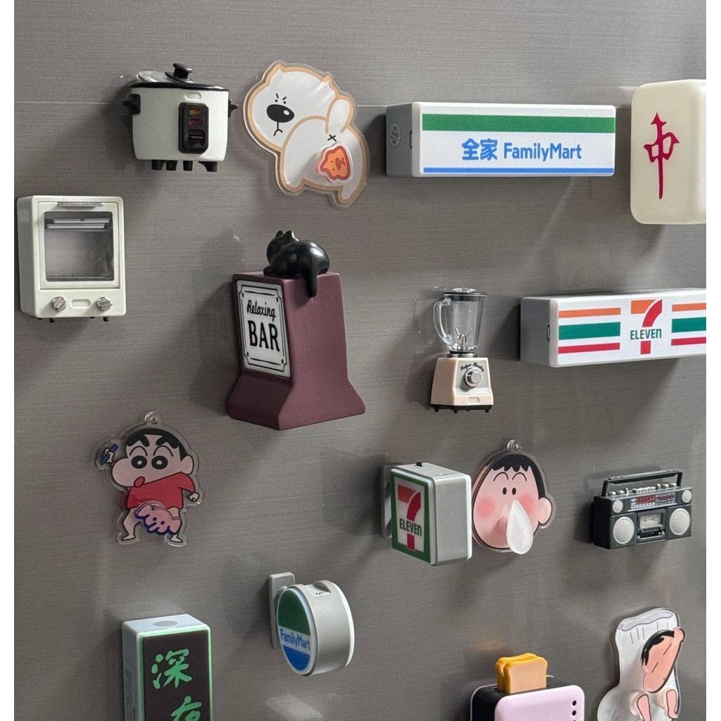 Creative luminous magnetic refrigerator sticker 7 Convenience Store ...