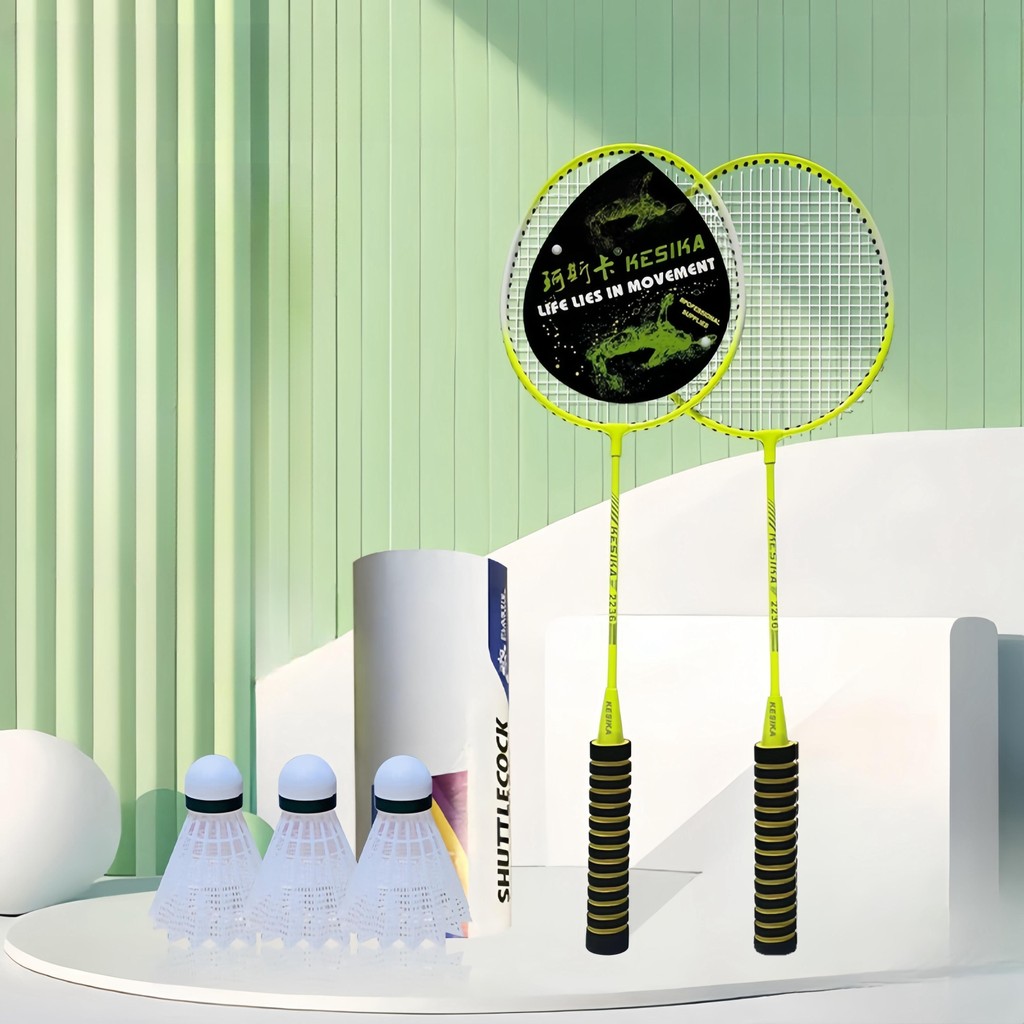 Badminton Racket Professional Double Racket Durable High Elasticity ...