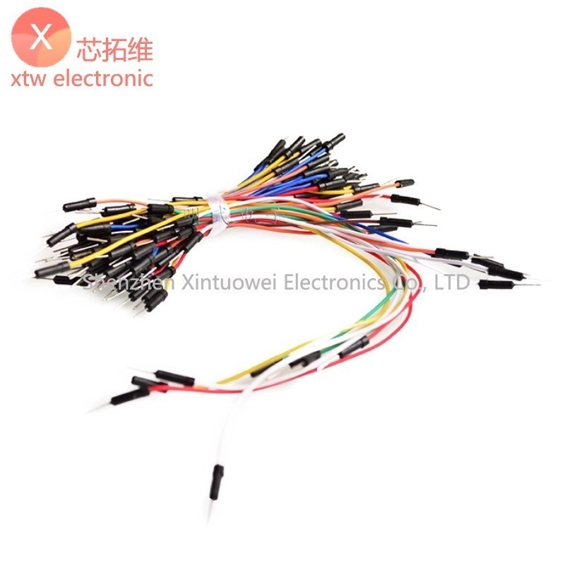 65pcs/set Breadboard Cable Connection Breadboard Cable Bread Cable ...
