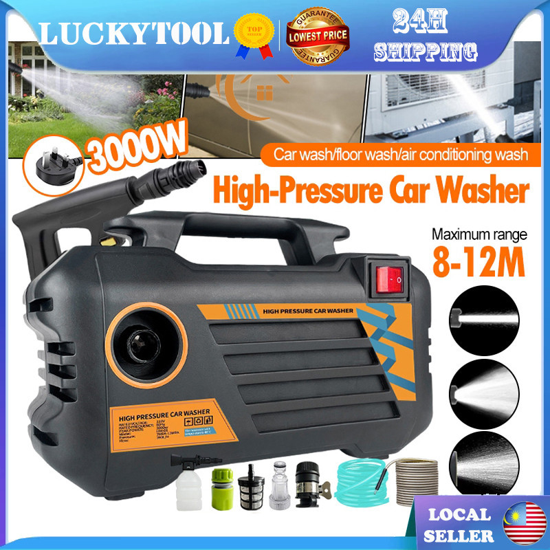 🔥24H🔥3000W High Pressure Water Jet Car Wash Home Cleaner Spray Car ...