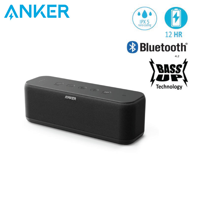 Anker A3145 Soundcore Boost Bluetooth Speaker with Well-Balanced Sound ...