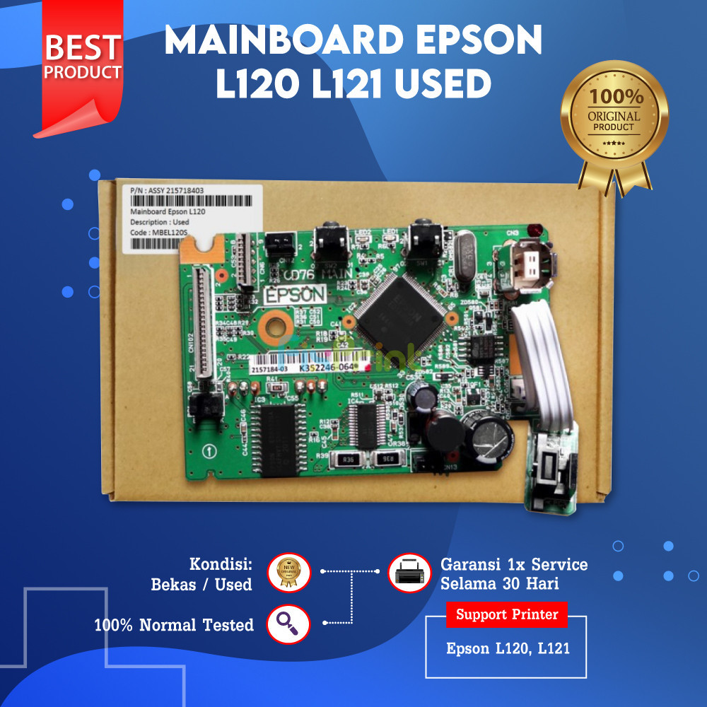 Epson L-120 L-121 Mainboard Board L120 Used Part 2184783 | Shopee Malaysia