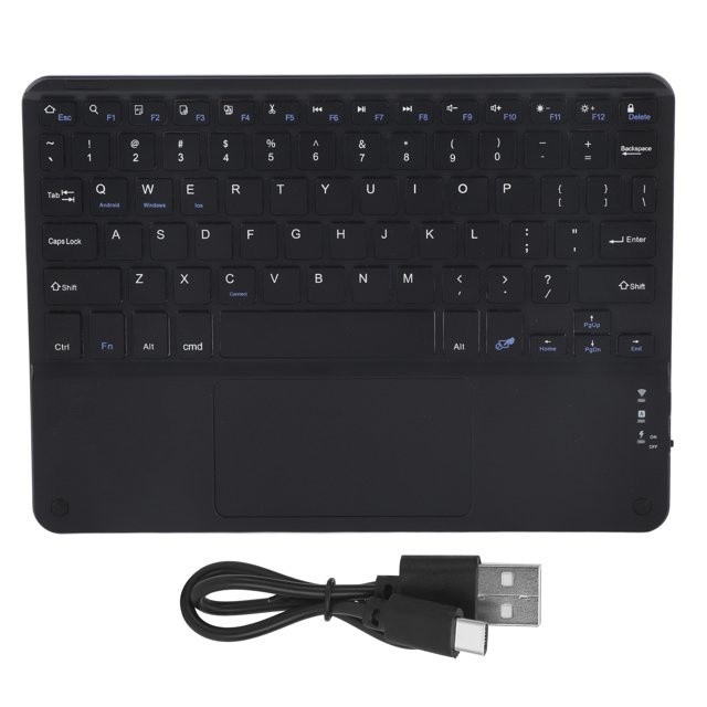 Bluetooth Keyboard 11 inch Bluetooth Keyboard with Touchpad | Shopee ...