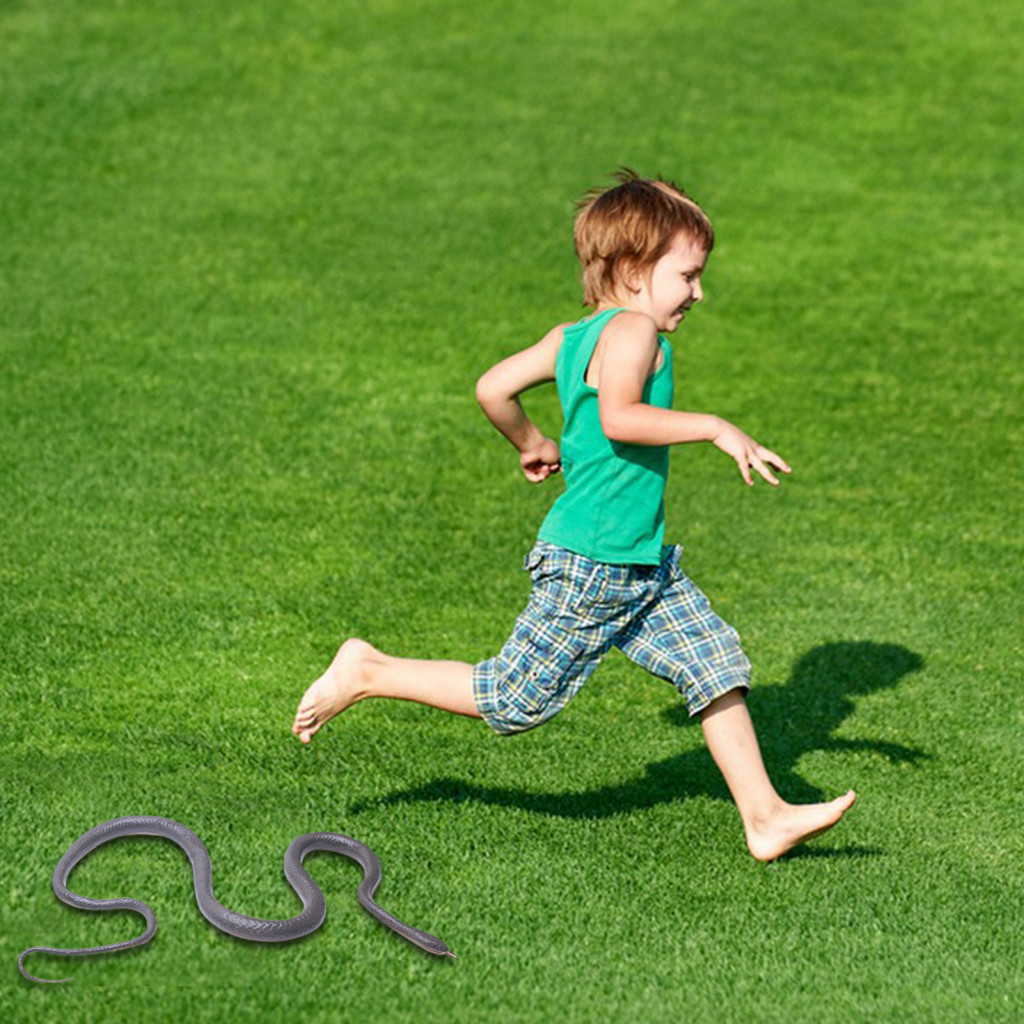 manclothescase Prank Snake Toy Realistic Snake Model Realistic Rubber ...