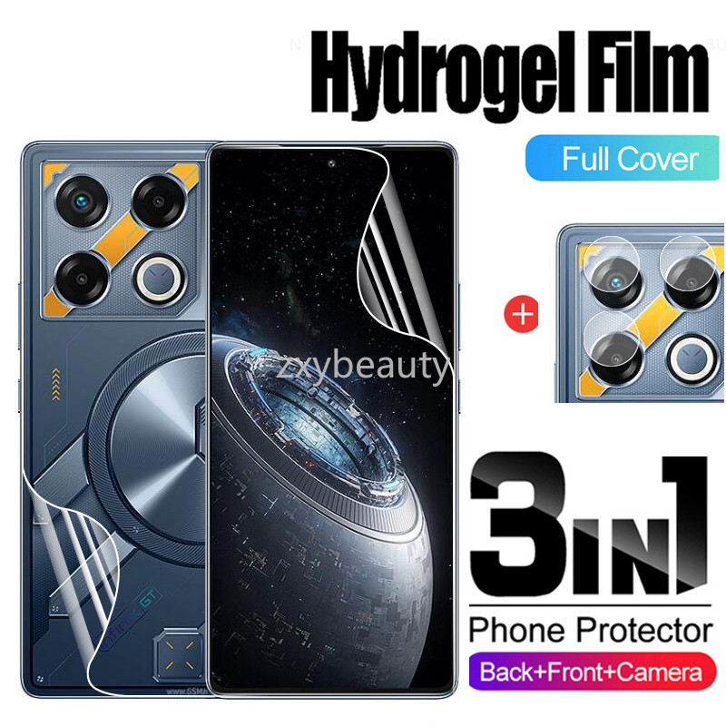 3in1 Soft Hydrogel Film For Infinix GT 20 Pro 2024 Back Film For GT20 ...