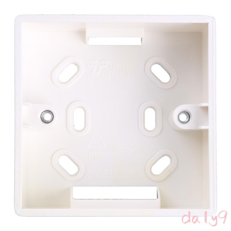 86X86 PVC Junction Box Wall Mount Cassette For Switch Socket Base ...