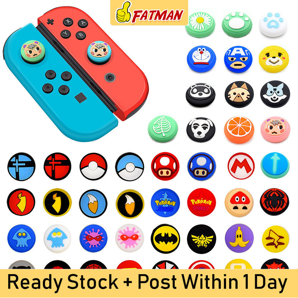 ANALOG THUMB GRIP PROTECTION CAT PAW CUTE NINTENDO SWITCH LITE JOY CON ...