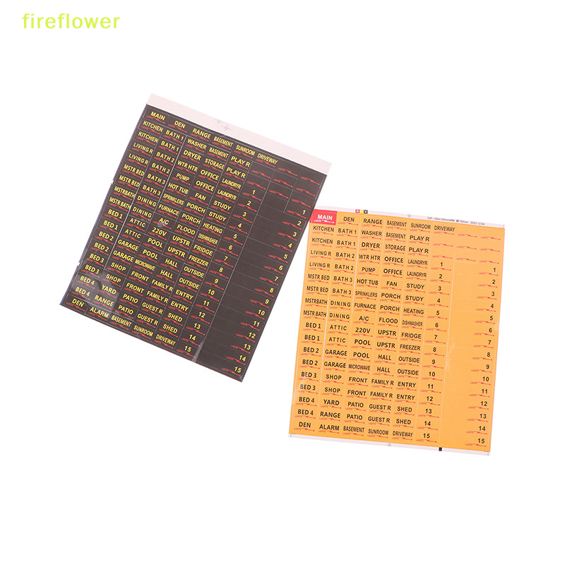 [fireflowerM] 129Pcs Circuit Breaker Box Labels Conspicuous ...