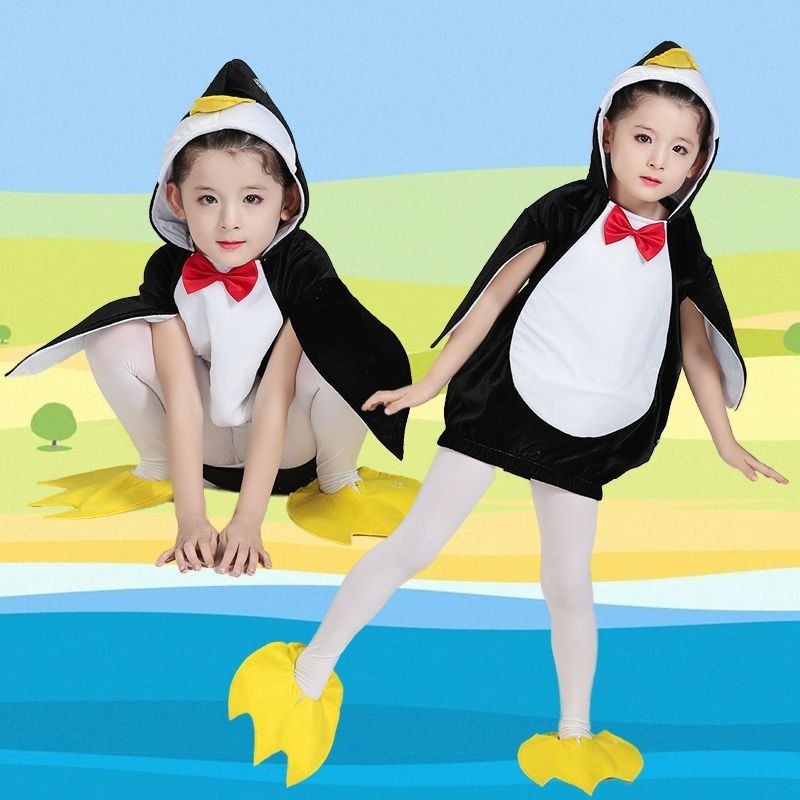 Children Little Penguin Animal Dance Costume Day 1 Kindergarten Male ...