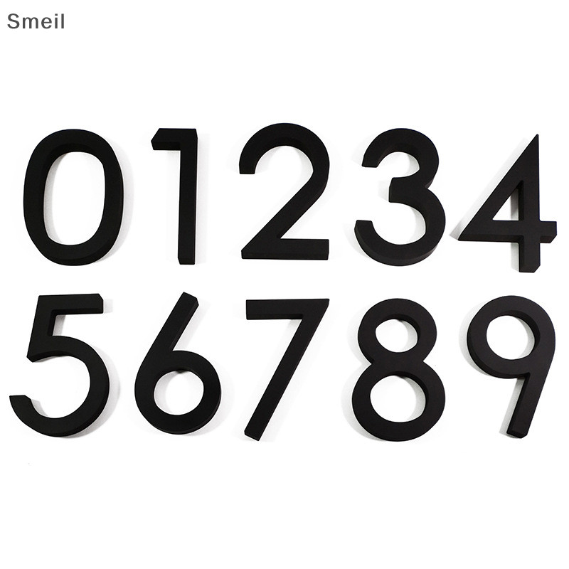 [Sme] Address Big Modern Door Alphabet Floag House Number Letters Sign ...