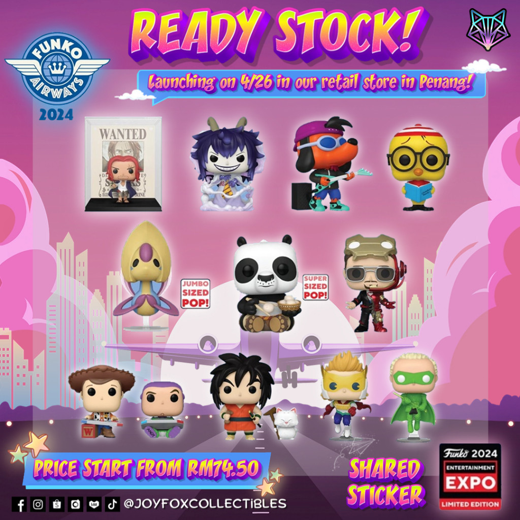 🦊[ 𝐑𝐄𝐀𝐃𝐘 𝐒𝐓𝐎𝐂𝐊 ]🦊 𝐅𝐔𝐍𝐊𝐎 𝐏𝐎𝐏 ! 2024 Chicago Comic & Entertainment Expo ...