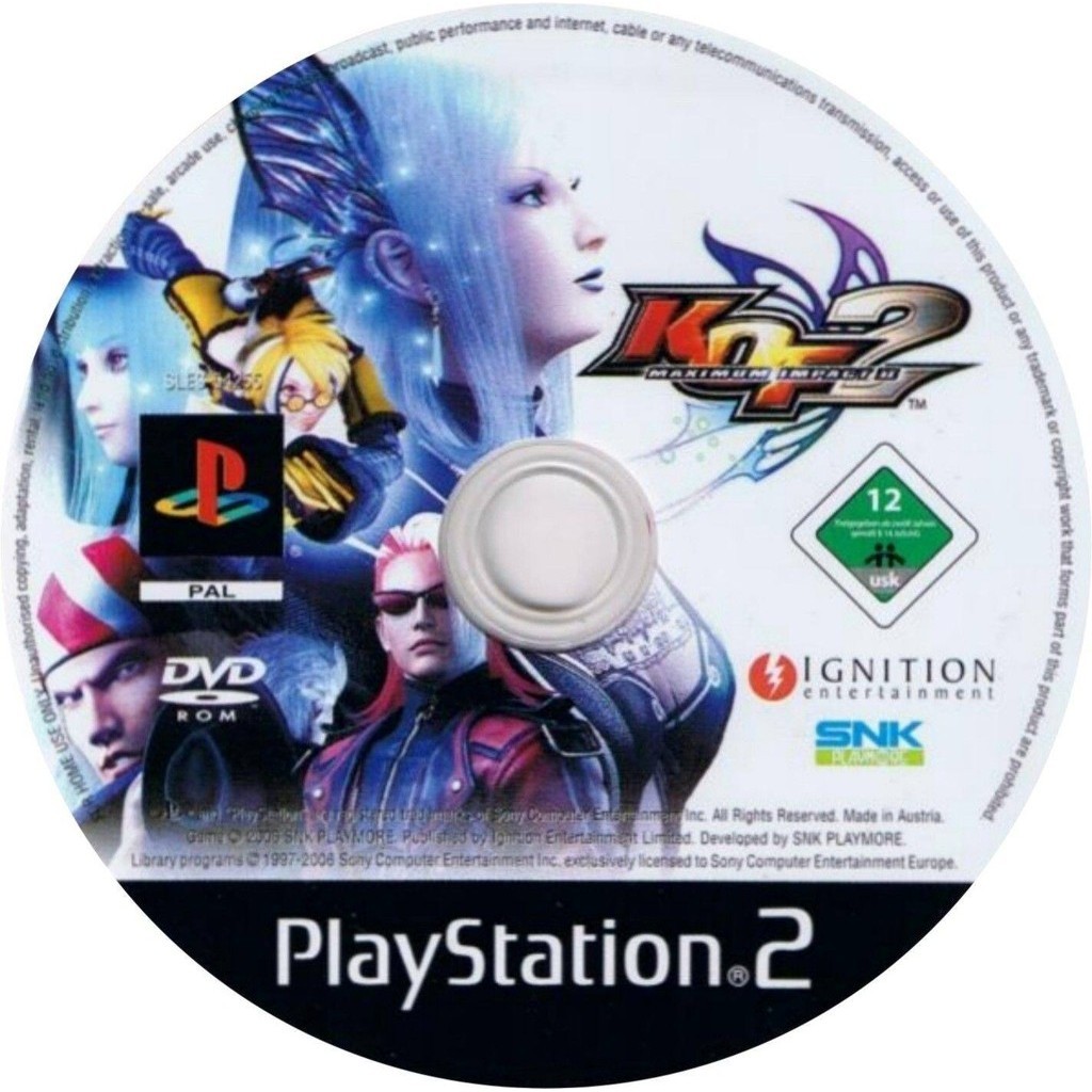 （PS2 Games CD DVD）PS2 KOF - King of fighter maximum impact 2 (Dvd Game ...