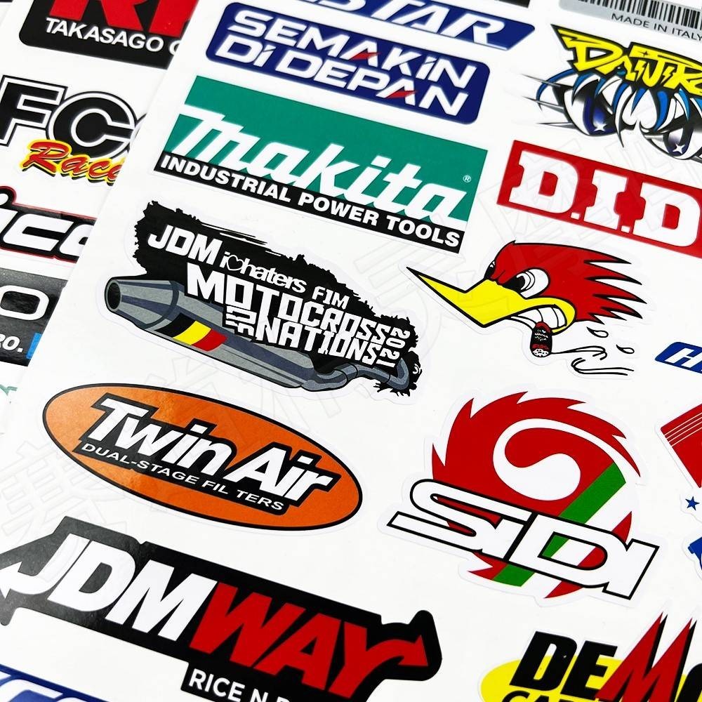Motorcycle Stickers Car Scooter Waterproof Decals Electric Vehicle ...