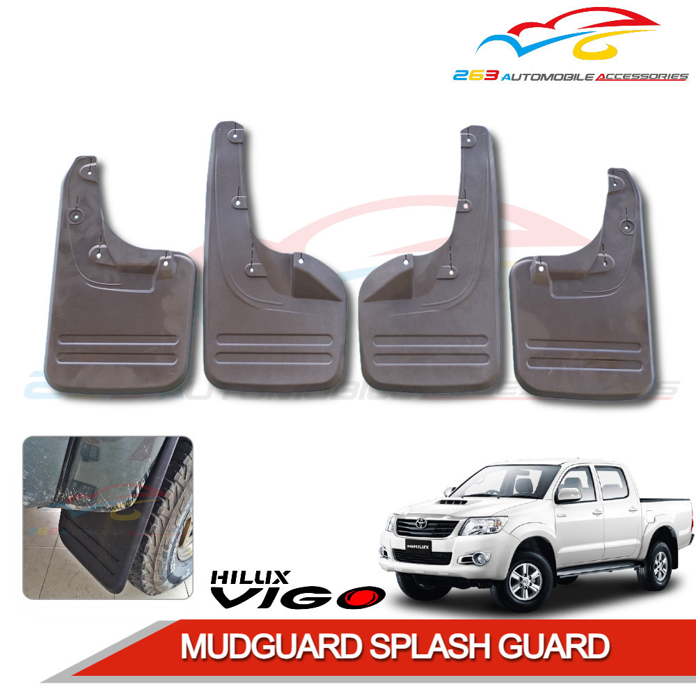 TOYOTA HILUX VIGO 2005-2015 DOUBLE CAB MUD FLAP SPLASH GUARD MUDGUARD ...