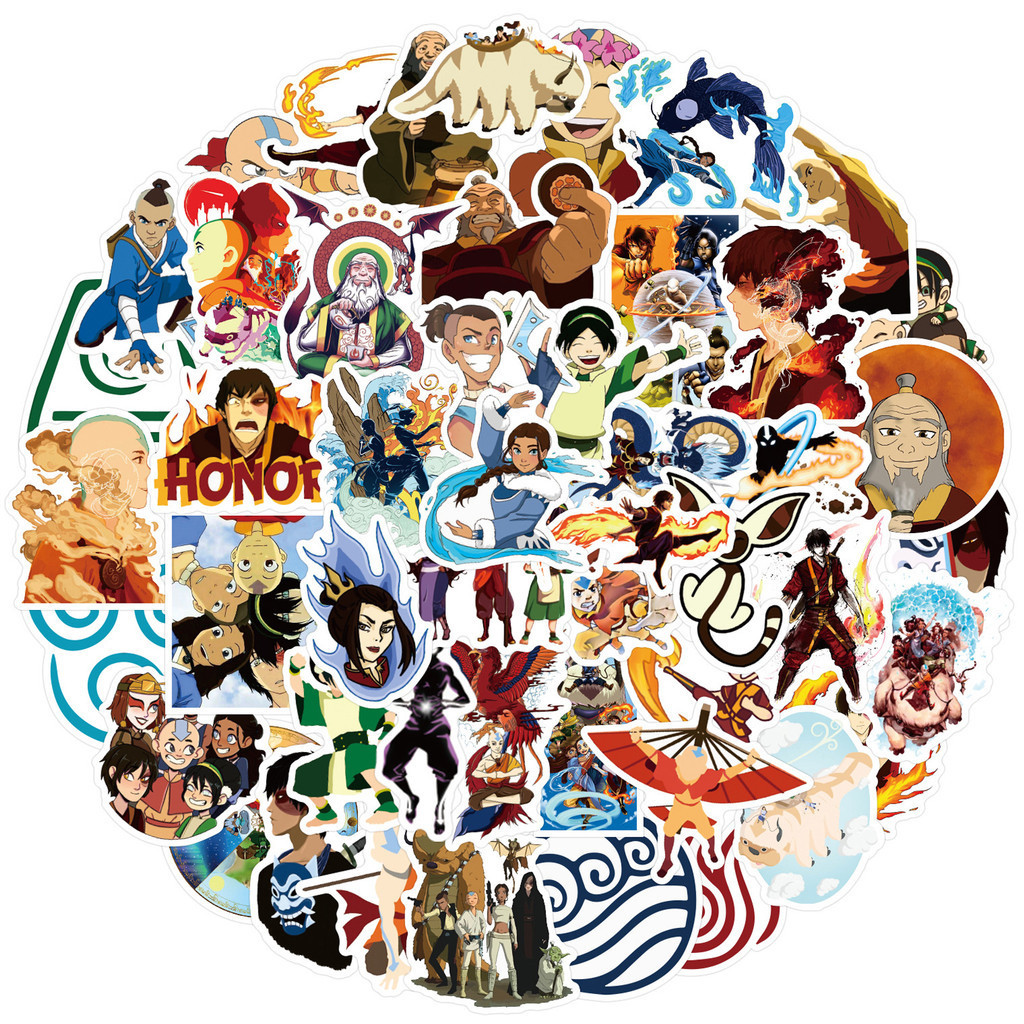 Y&P| Avatar: The Last Airbender Stickers Set Cartoon Graffiti ...