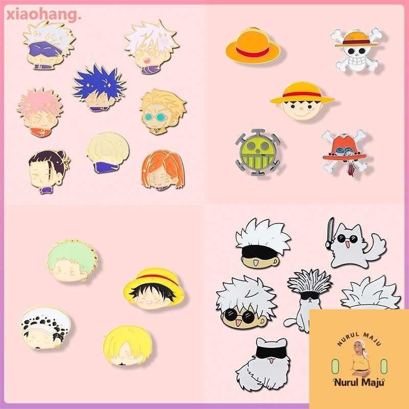 XHsubJoinPin Anime Jujutsu Kaisen One Piece Lapel Brooches Pins Jewelry ...