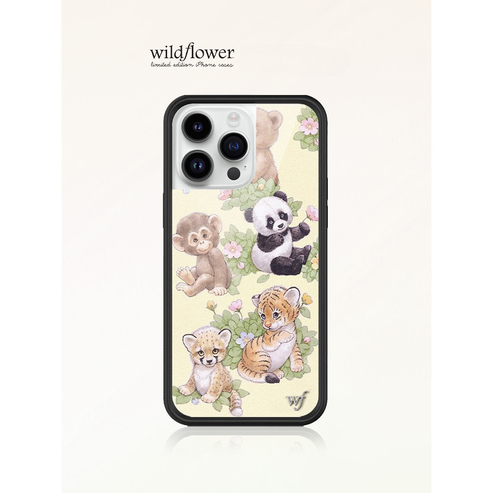 Wildflower Safari Babies Phone Case For iPhone 15 14 13 12 Pro Max Hard ...