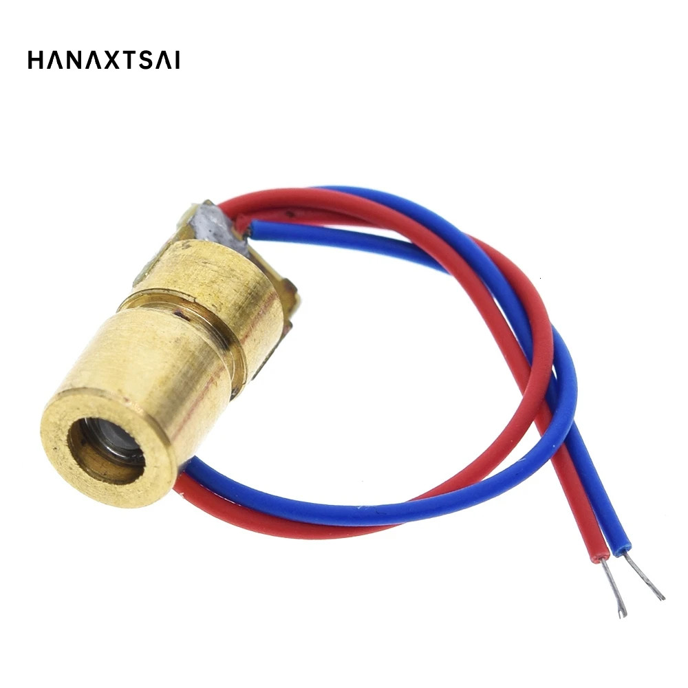 1 5pcs/lot 5V 650nm 5mW Adjustable Laser Dot Diode Module Red Sight ...