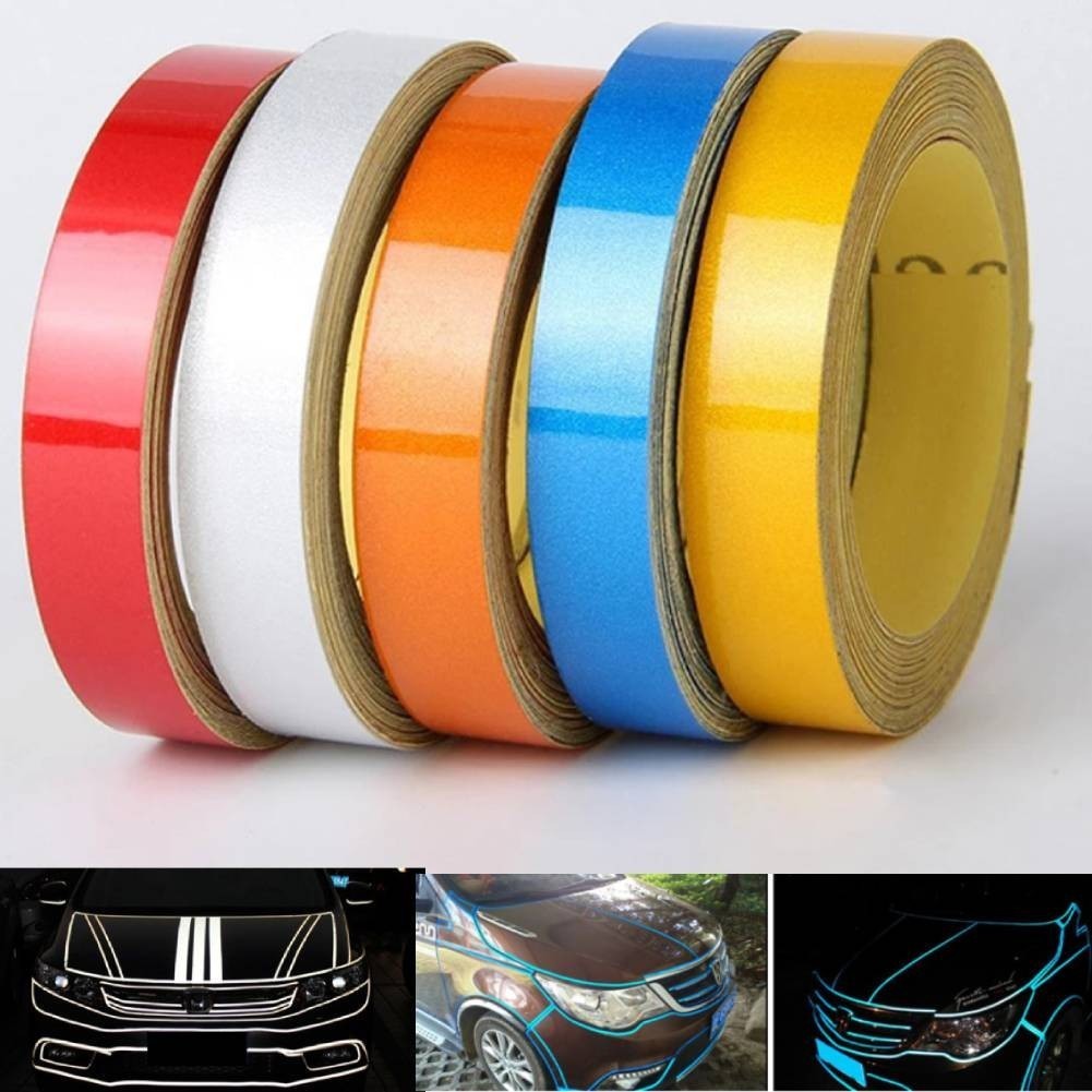 【LADY】Lining Reflective Vinyl Wrap Film Car Motorcycle Sticker Decal ...