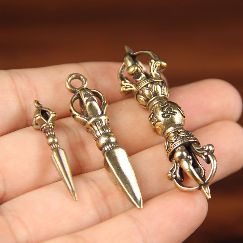 迷你铜金刚杵 铜金刚杵挂件Mini copper diamond pestle copper diamond pestle ...