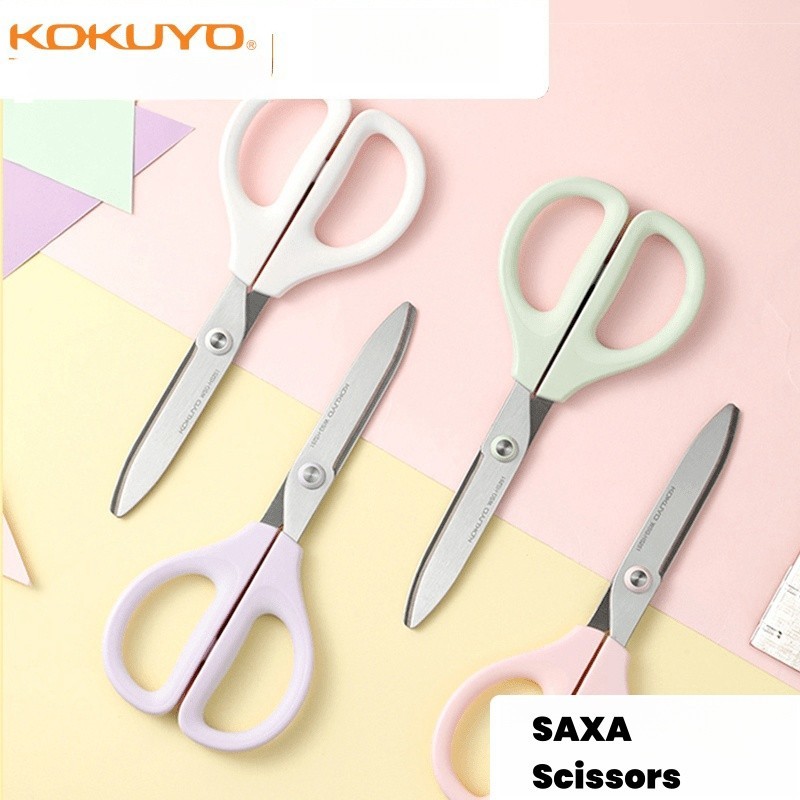 KOKUYO SAXA Round Head Scissors Stainless Steel Cutting Tool | Shopee ...