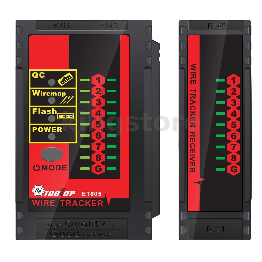 TOOLTOP ET605 LAN Network QC Cable Port Tester Pairing Check Switch ...