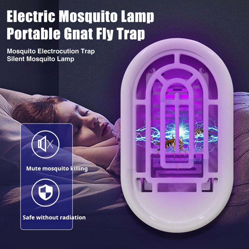 [Burbuerry] Easy Mosquito Insertion Trap for Home Effective Indoor Mosquito Zapper Low Noise ...