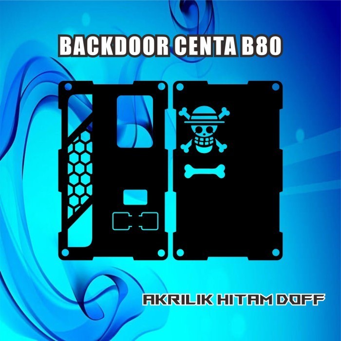 HITAM Backdoor Centa B80/Centaurus B80 Acrylic Panel Black Doff ...