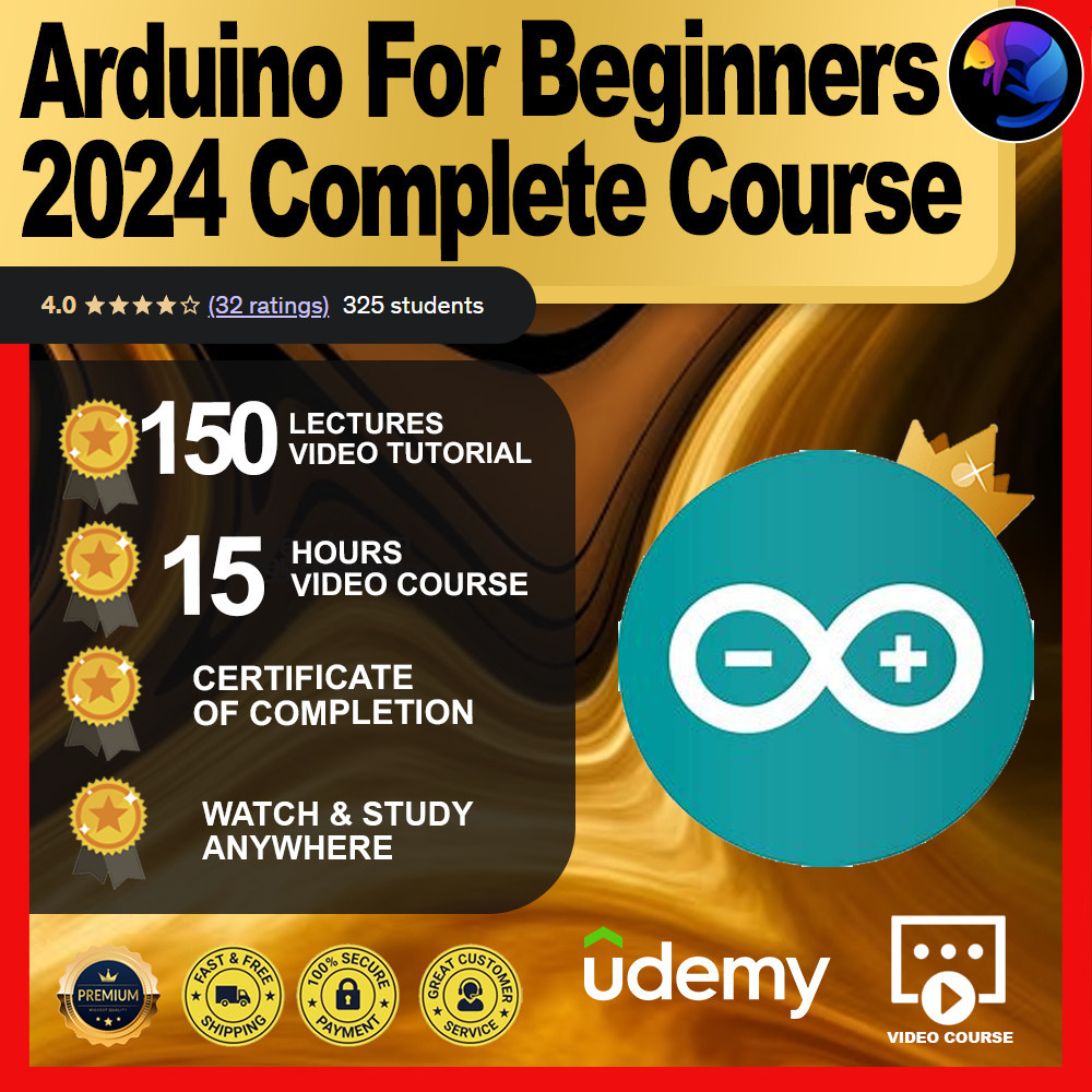 [Video Course] Arduino For Beginners – 2023 Complete Course | Shopee Malaysia