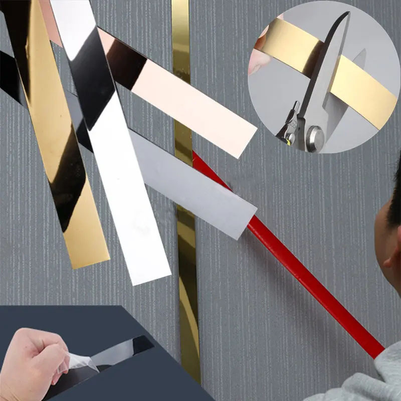 5 Meter Mirror Stainless Steel Decorative Strip for Wall Ceiling ...