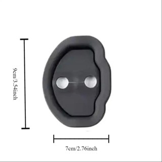 POP 4pcs Door Shock Absorber, Black Silicone Car Door Lock Latches ...