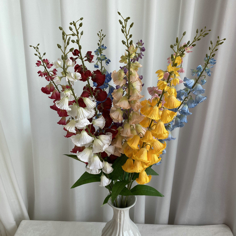 Fake Flowers Brushed Cloth Long Drunk Horse Wind Chimes Artificial ...