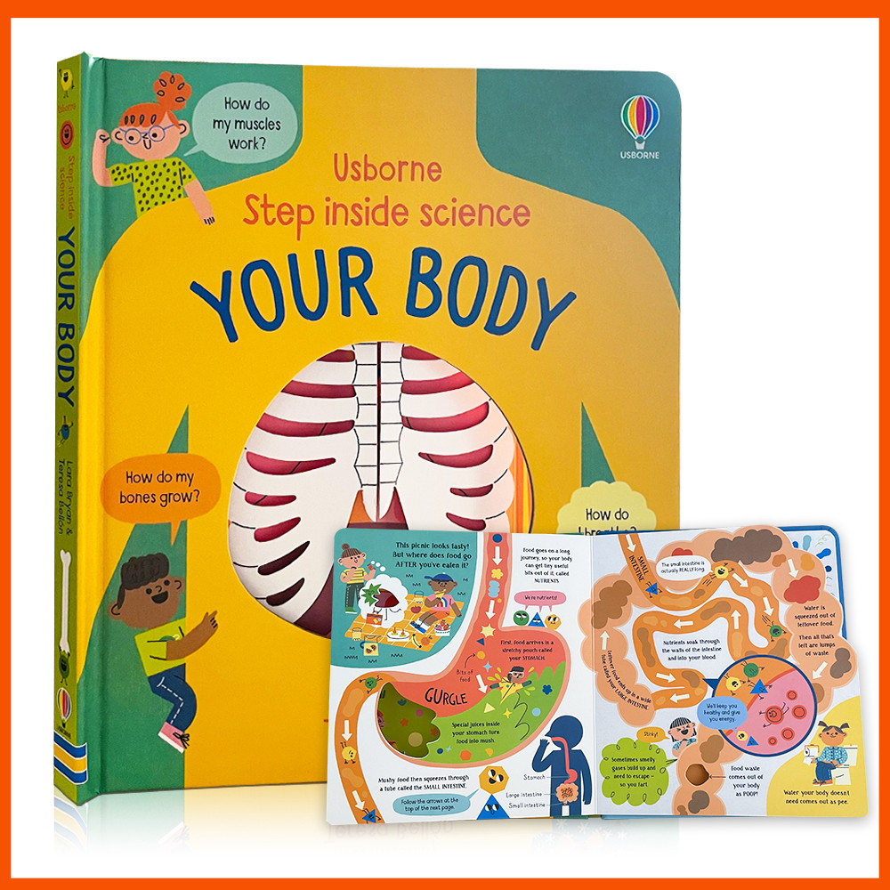 Usborne Step Inside Science Your Body 3D Flap English Picture Book ...