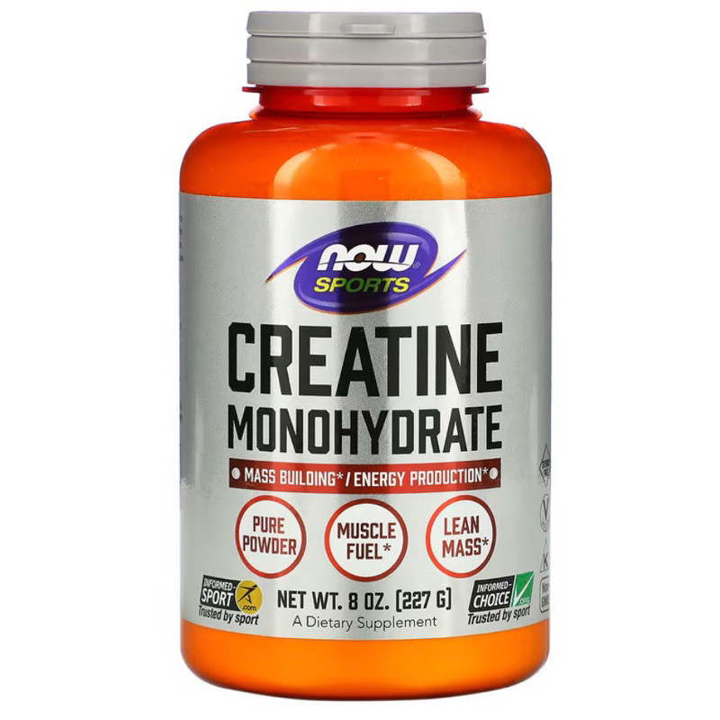 NOW Foods, Sports, Creatine Monohydrate Powder 5000g, 8 oz (227 g ...
