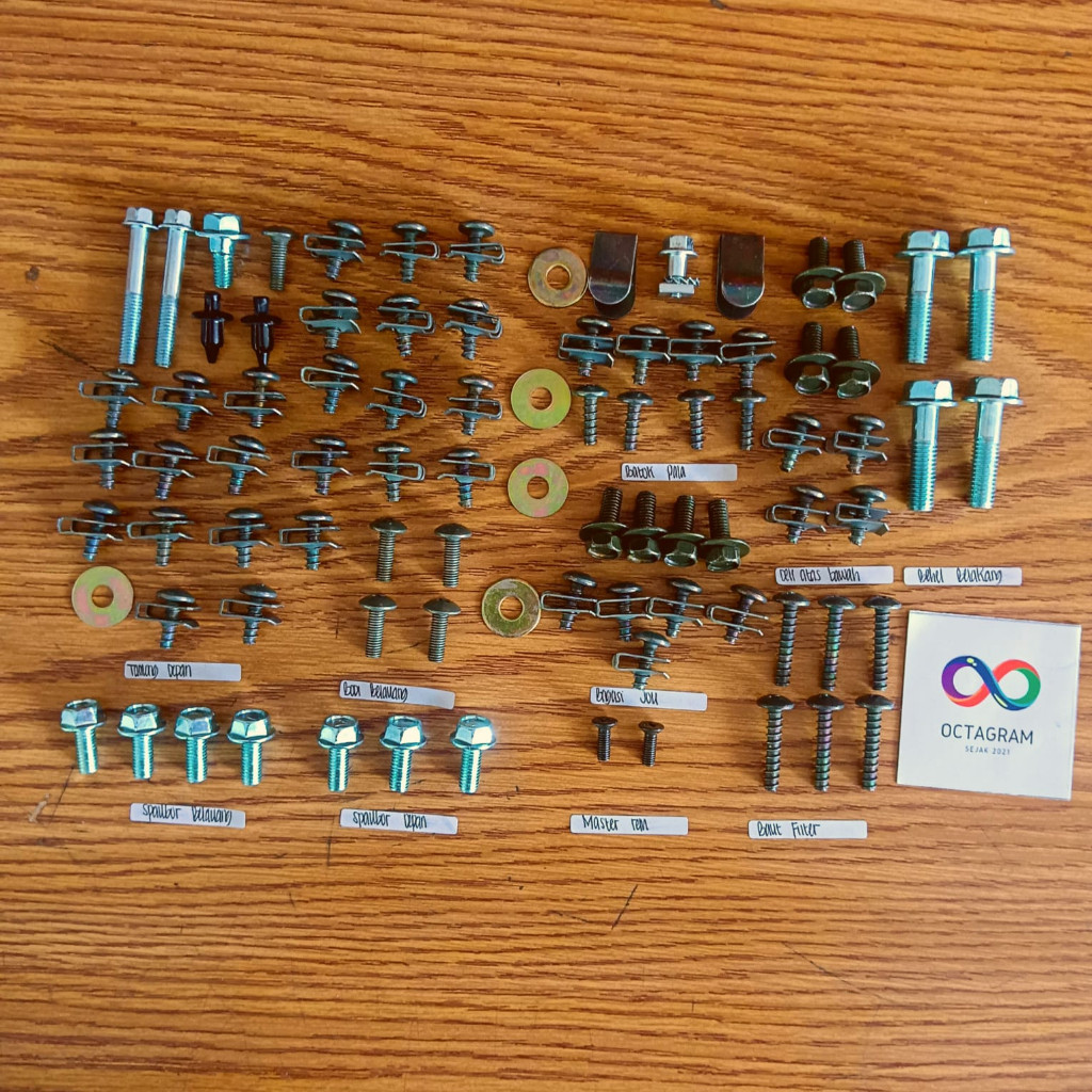 Suzuki Spin 125 Bolt Full set/Suzuki Spin 125 Body Bolt | Shopee Malaysia