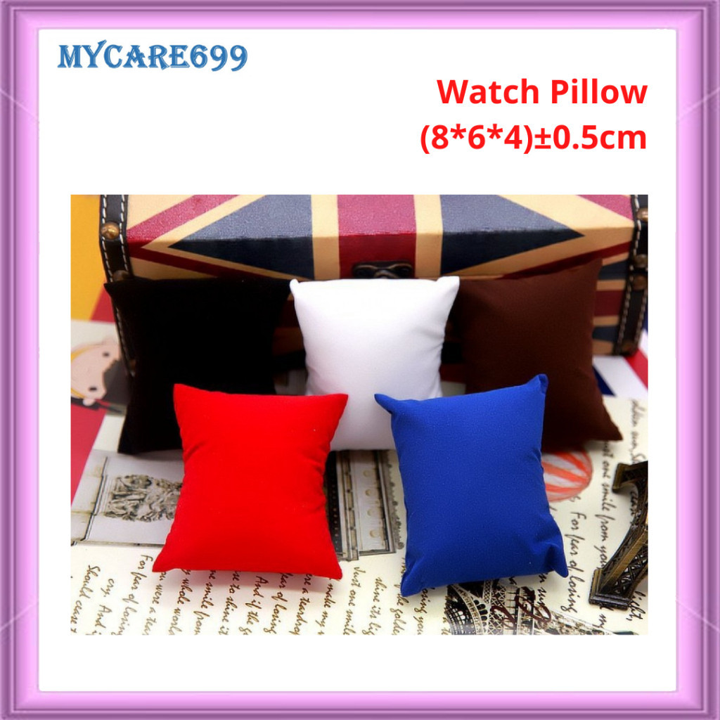 1 Pcs Watch Pillow Suede Watch Pillow Cushion Display Wrist Watch for ...