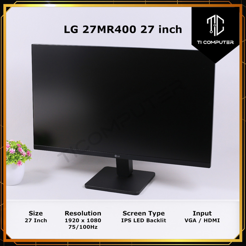 LG 27MR400 27 inch FHD IPS Panel Display HDMI VGA Used Monitor | Shopee ...