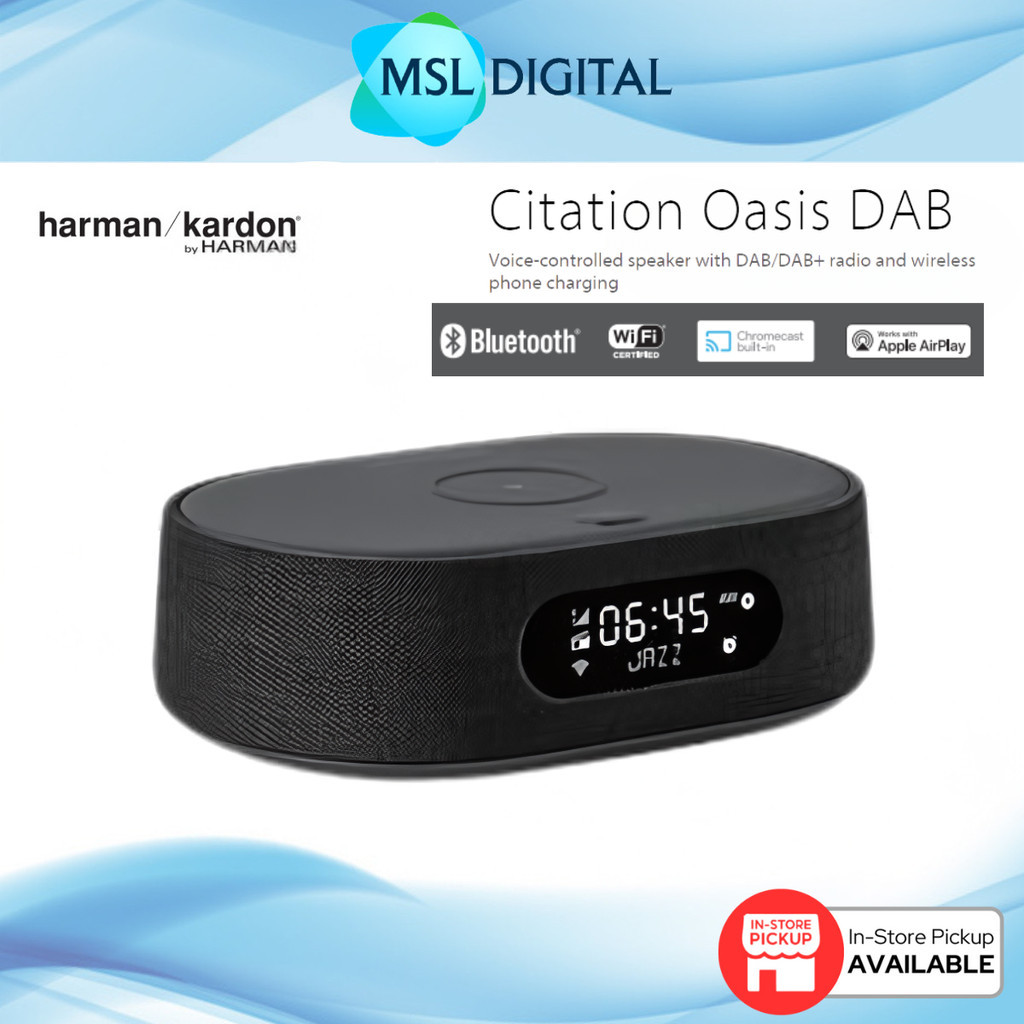 Harman Kardon Citation Oasis DAB Voice-controlled speaker with DAB/DAB+ ...