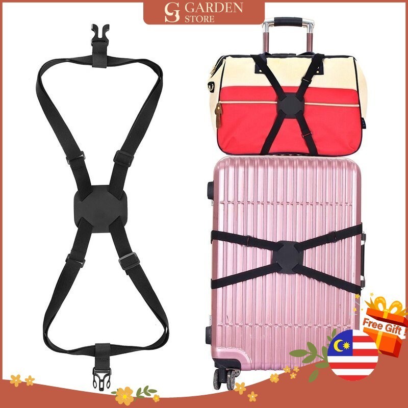 GS Travel Luggage Belt Elastic Telescopic Suitcase Fixed Trolley ...