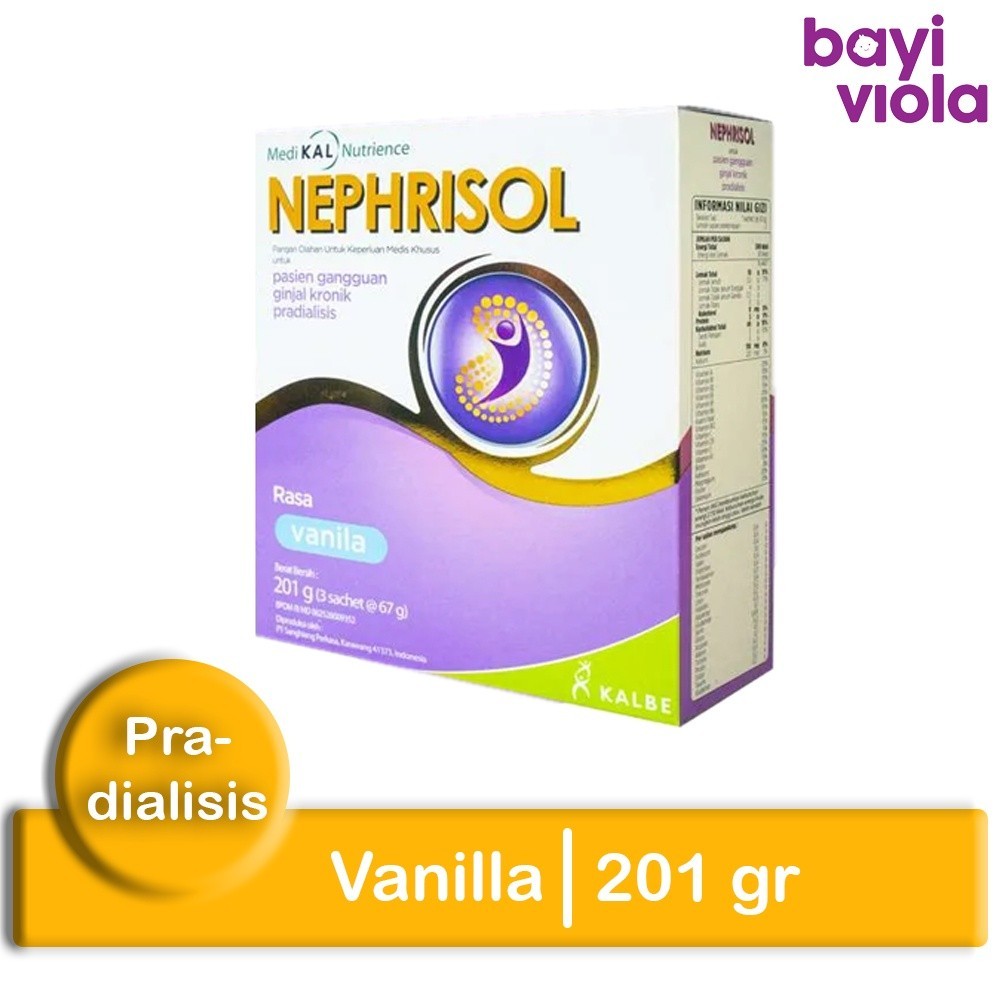 ED May 2025 Nephrisol Vanilla Vanilla 201 gr Predialysis Kidney Milk ...