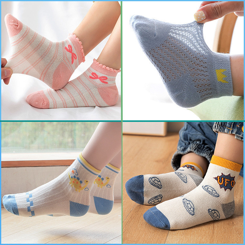 Children Socks Mesh Socks Summer Thin Socks For Boys Girls Baby ...