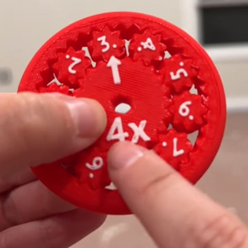 Math Facts Fidgets Spinners Multiplication Learning Educational Toy For ...